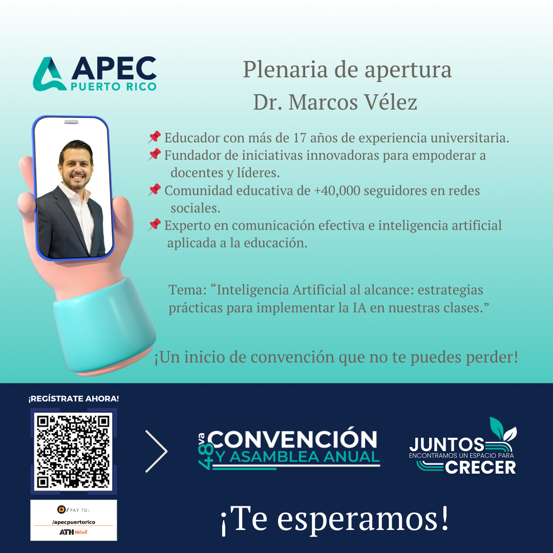 Apertura magistral con el Dr. Marcos Vélez – 48va Convención APEC ...